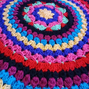 Easy Mandala Pattern Fiesta PDF Download Craft Supply, Mat DIY Pattern, Instant PDF Download or ...