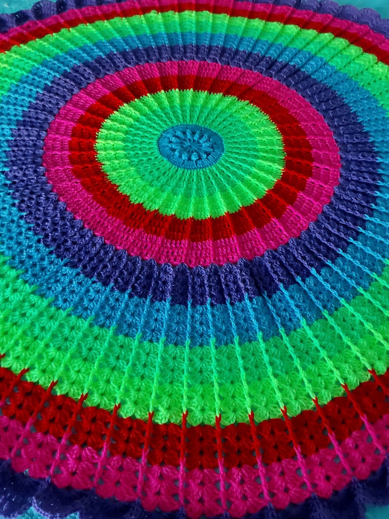Chasing Rainbows Pattern, PDF Download Blanket Afghan Pattern, DIY ...
