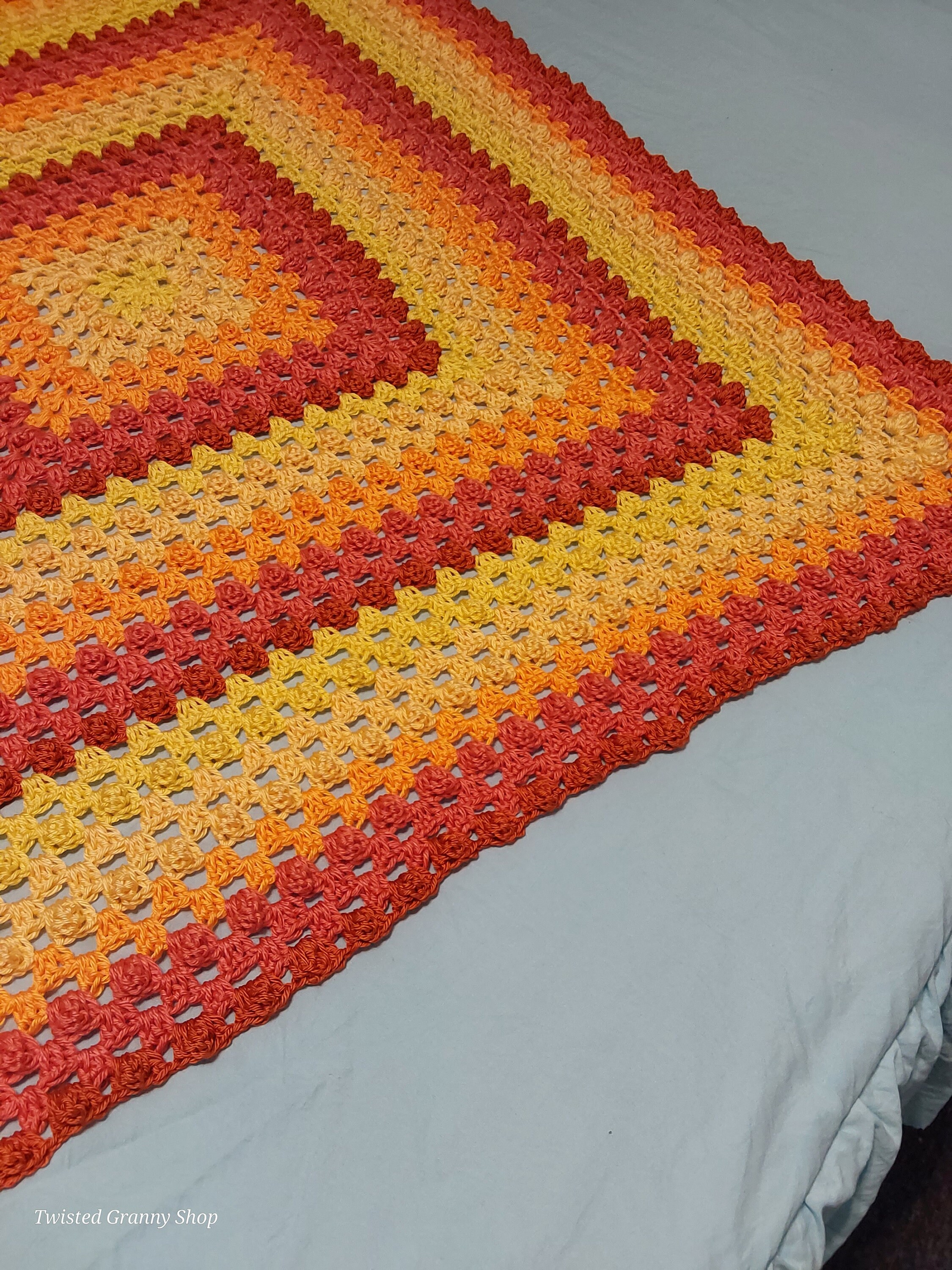 Textured Granny Pattern PDF Download Blanket, Diy Afghan Pattern, PDF ...