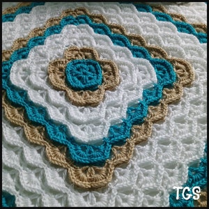 Beachy Custom Blanket, Crochet, Handmade, Christmas Gift, Anniversary ...