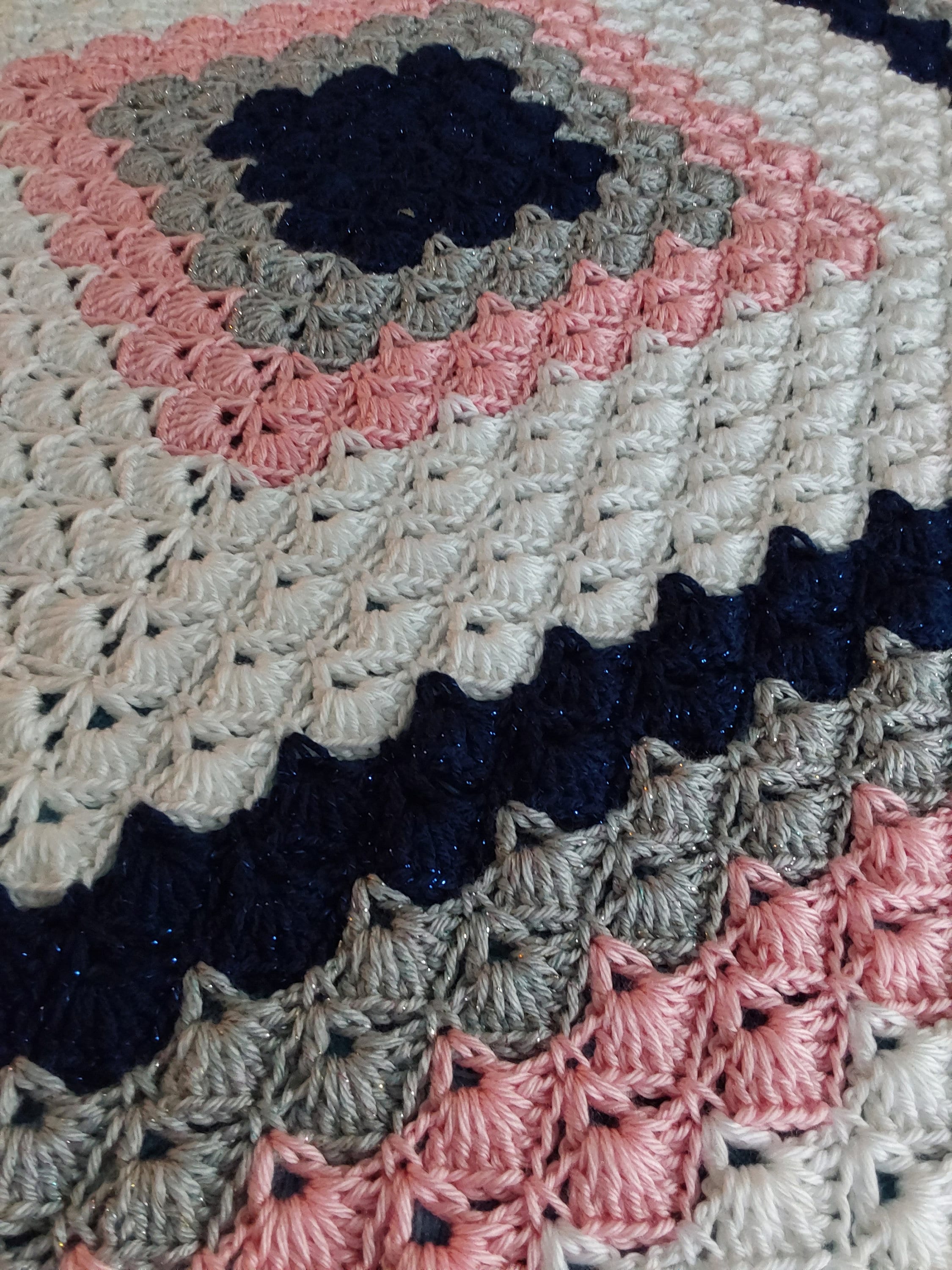 Sparkle Shells Custom Crochet Blanket Gift, Handmade Christmas Gift ...