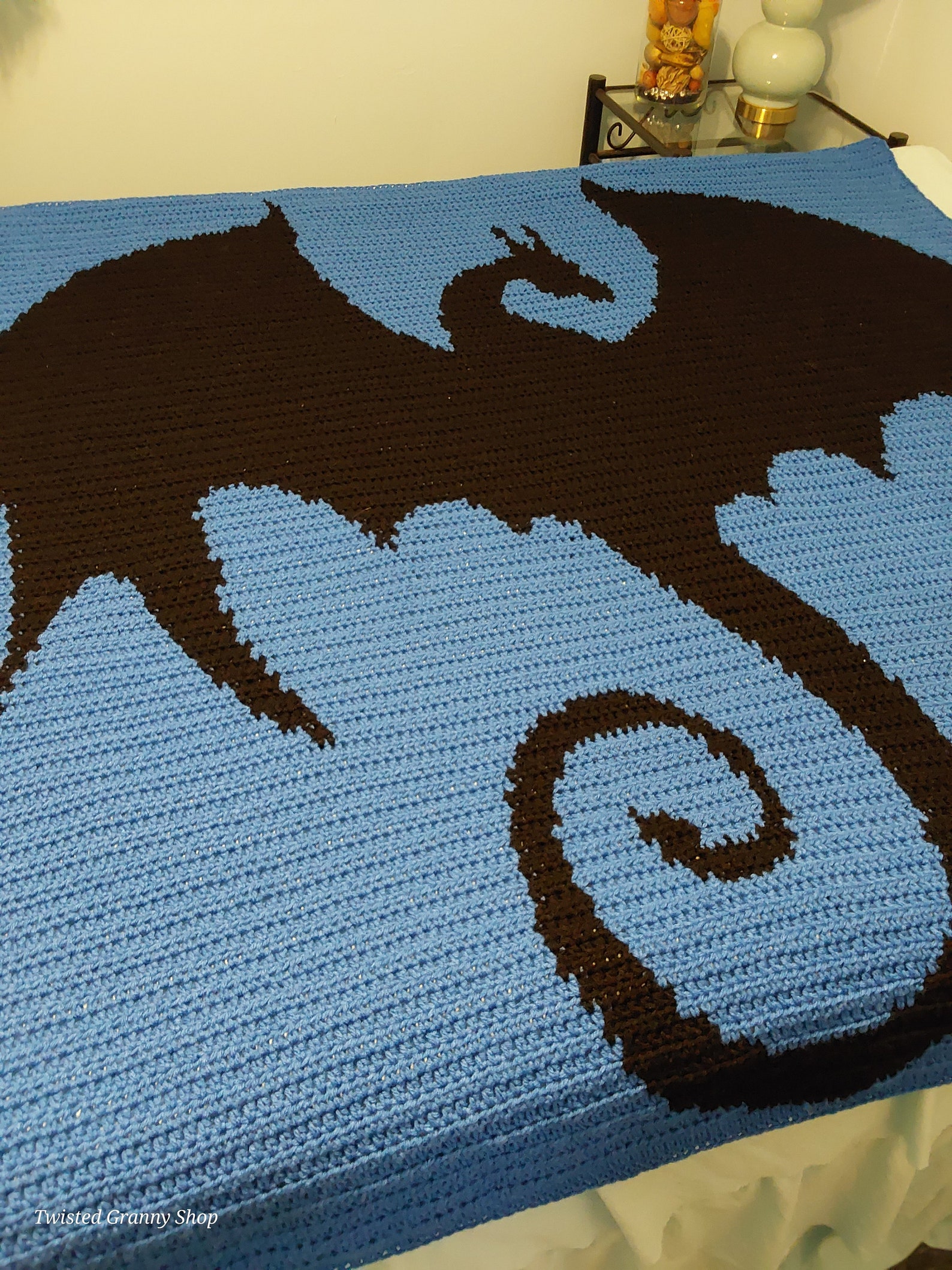 Dragon in Flight-2 Graphgan/photo Crochet Pattern Craft Supply, DIY ...