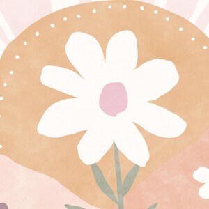 DIGITAL FILE of Pip+phee Daisy Mountain Print - Dusty Peach 1 Design - Etsy