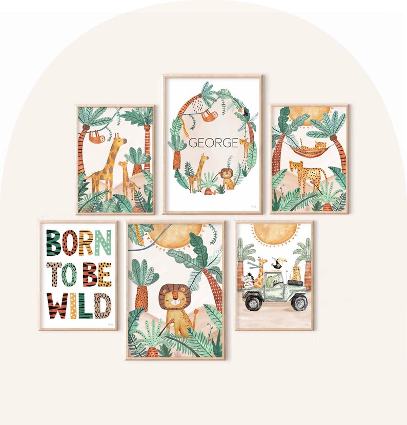 Pip+phee Jungle Crew Adventures Art Print - Safari Buggy - Etsy Australia