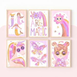 DIGITAL FILE of Pip+phee Magical Daisy Fairy Print - Printable Art ...