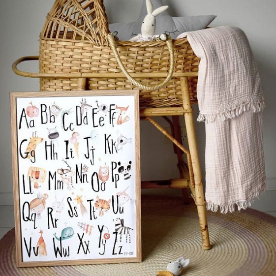 Digital File of Pip+phee Alphabet Printable - Playroom - Baby Nursery ...