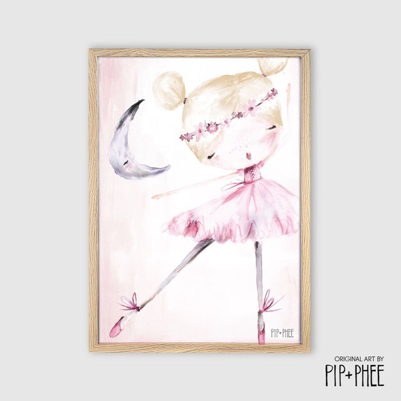 Prints DIGITAL FILE of Pip+Phee Ballerina Fairy Princess Print Set of 3 ...