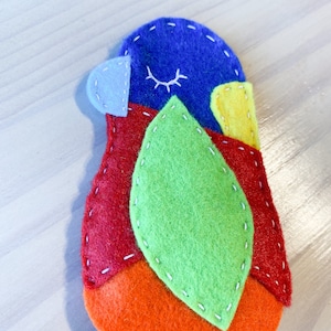 Set of Five Australian Animal Finger Puppets - Etsy Australia