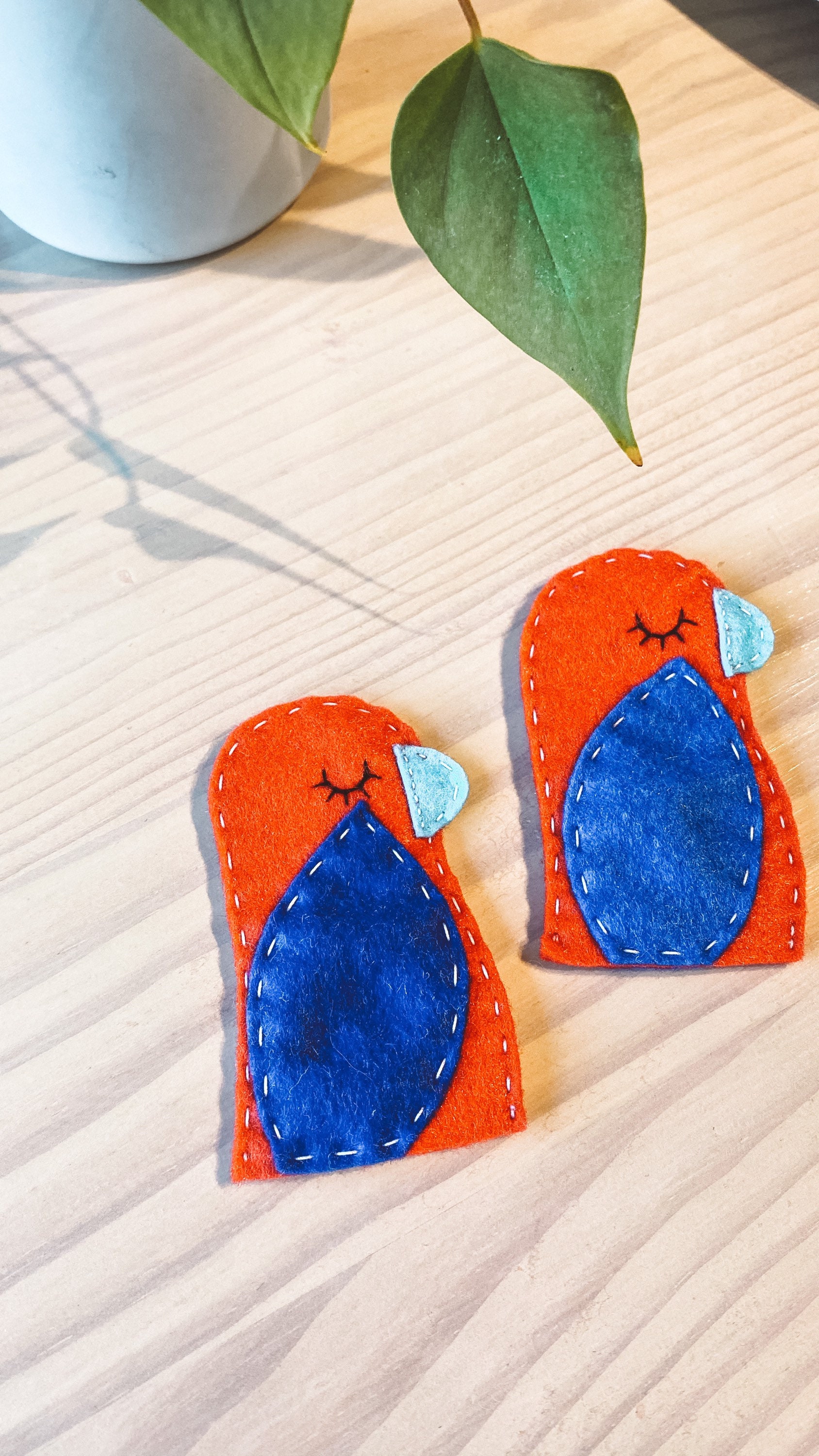 Set of Five Australian Animal Finger Puppets - Etsy Australia