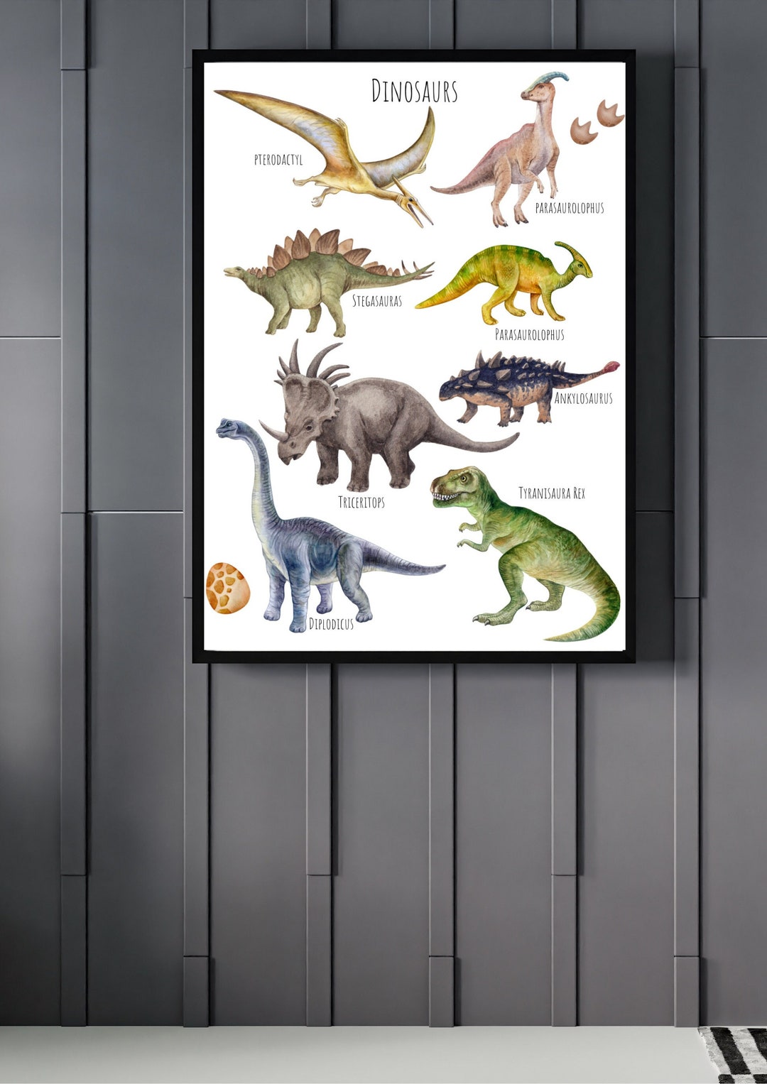 Dinosaurs, A3 Poster - a Beautiful Selection of Gorgeous + Unique ...