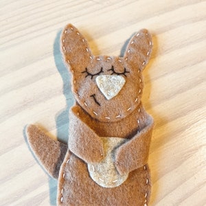 Set of Five Australian Animal Finger Puppets - Etsy Australia