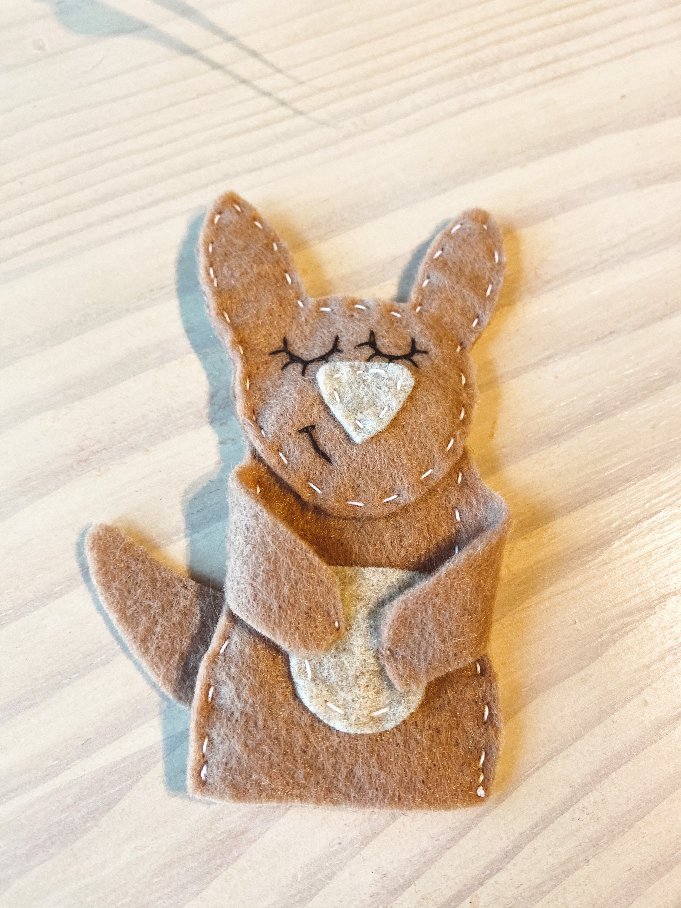 Set of Five Australian Animal Finger Puppets - Etsy Australia