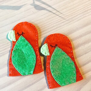 Set of Five Australian Animal Finger Puppets - Etsy Australia