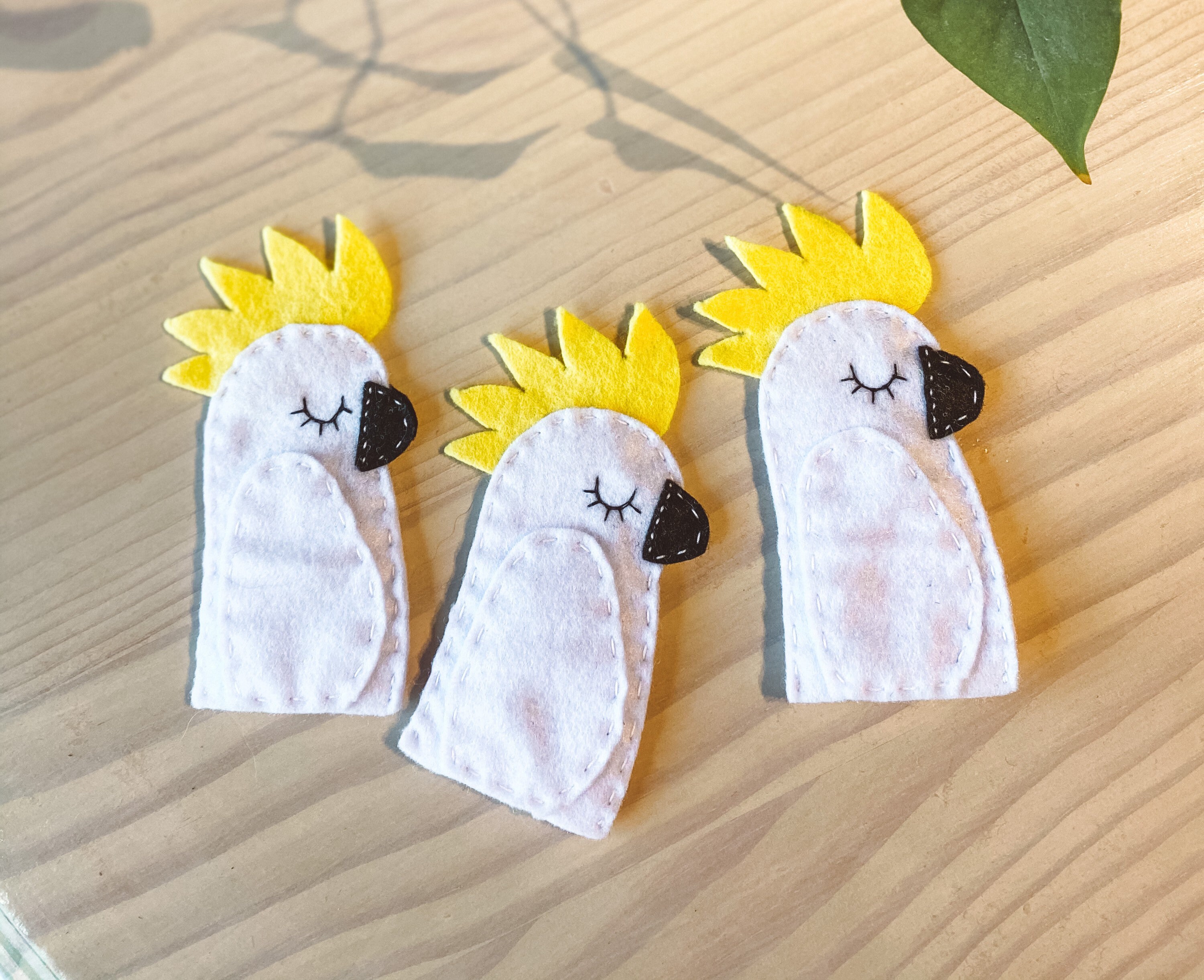 Set of Five Australian Animal Finger Puppets - Etsy Australia