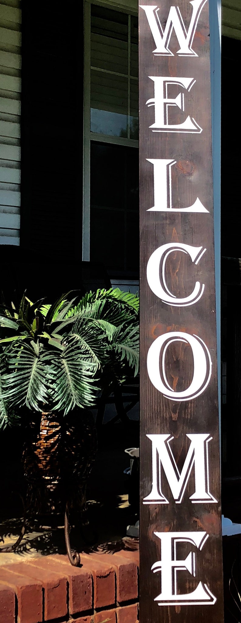 Welcome Sign 72 Large Welcome Vertical Farmhouse Style - Etsy