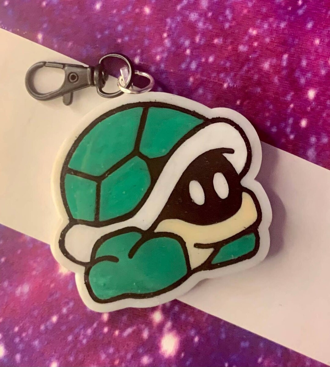 Koopa Troopa Keychain, Mario Bag Charm, Turtle Bag Charm, Mario ...