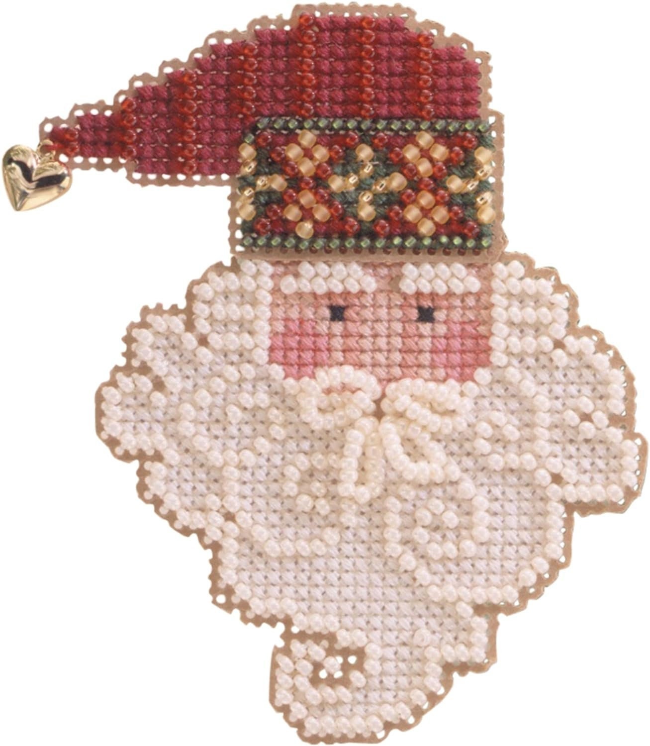 Mill Hill Charmed Santa Faces Beaded Cross Stitch Kit Santa Noel - Etsy