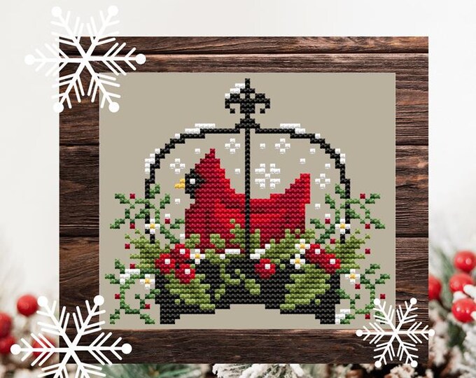 Shannon Christine Designs Counted Cross Stitch Pattern ~ Christmas Nest ...
