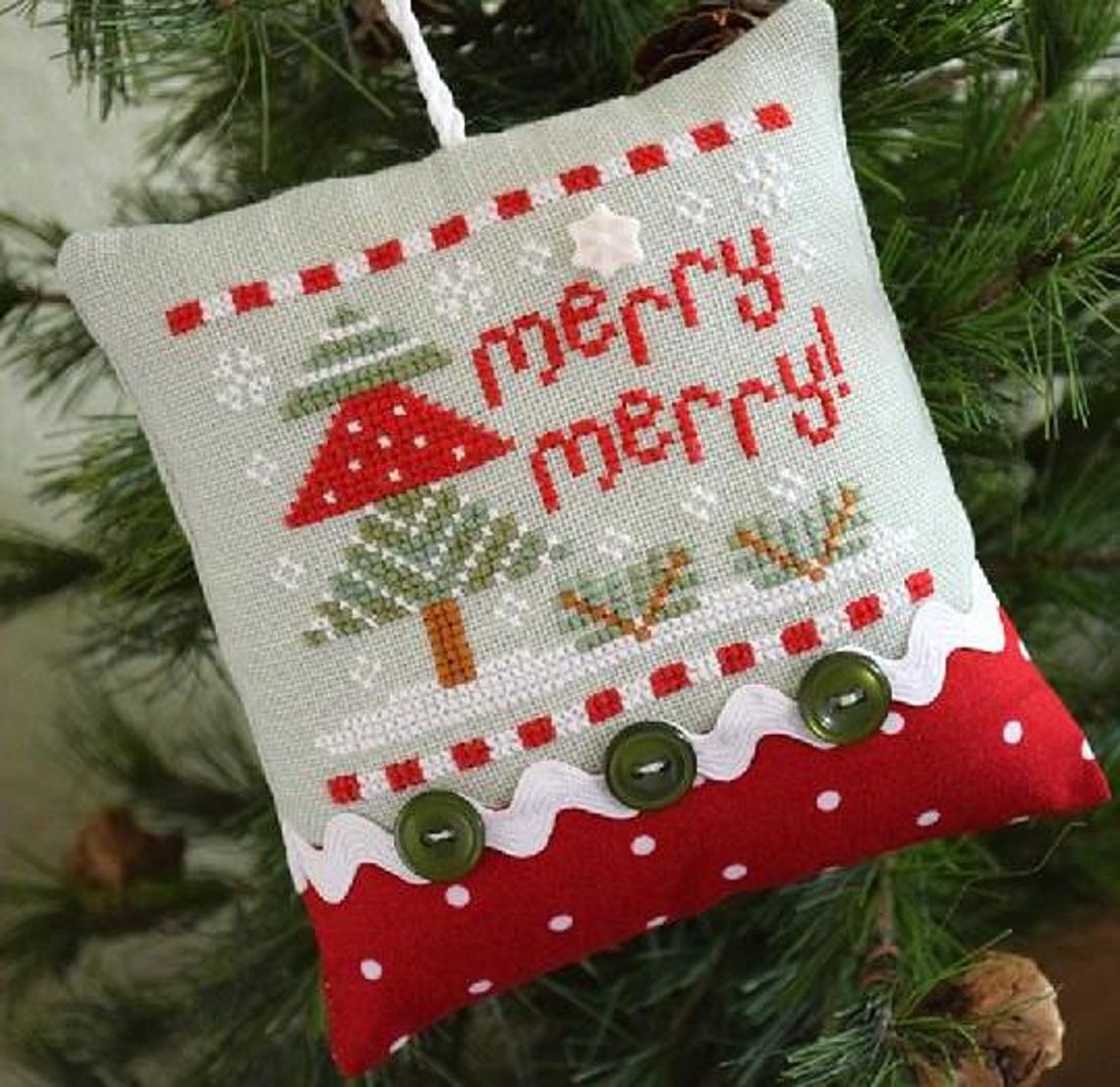Merry Merry! Counted Cross Stitch Pattern by Country Cottage ...