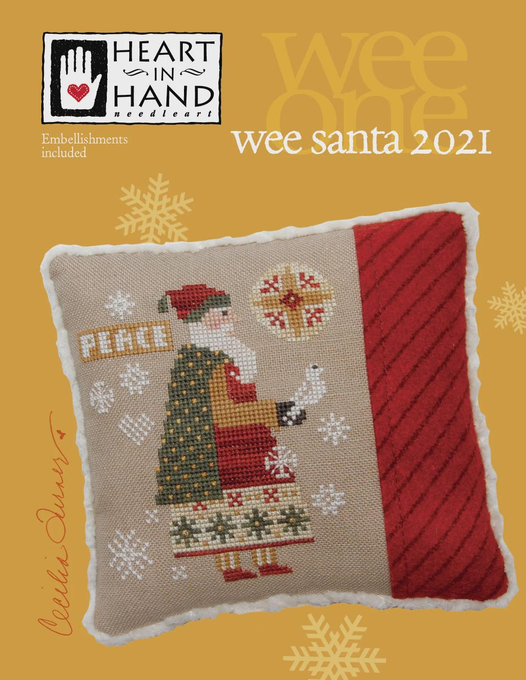 Wee One Santa 2021 Counted Cross Stitch Chart by Heart in Hand ...