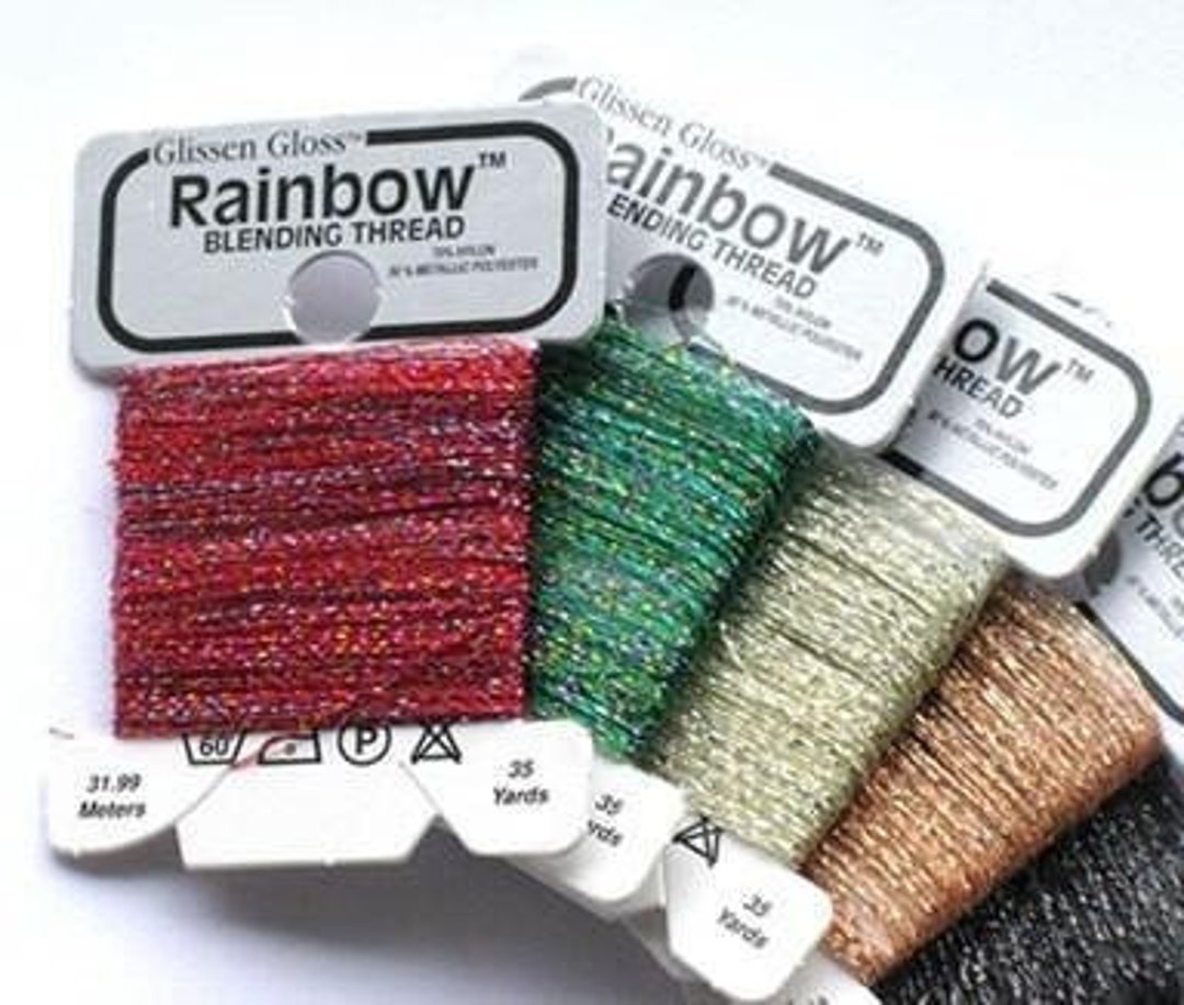Glissen Gloss Rainbow Blending Thread - Etsy
