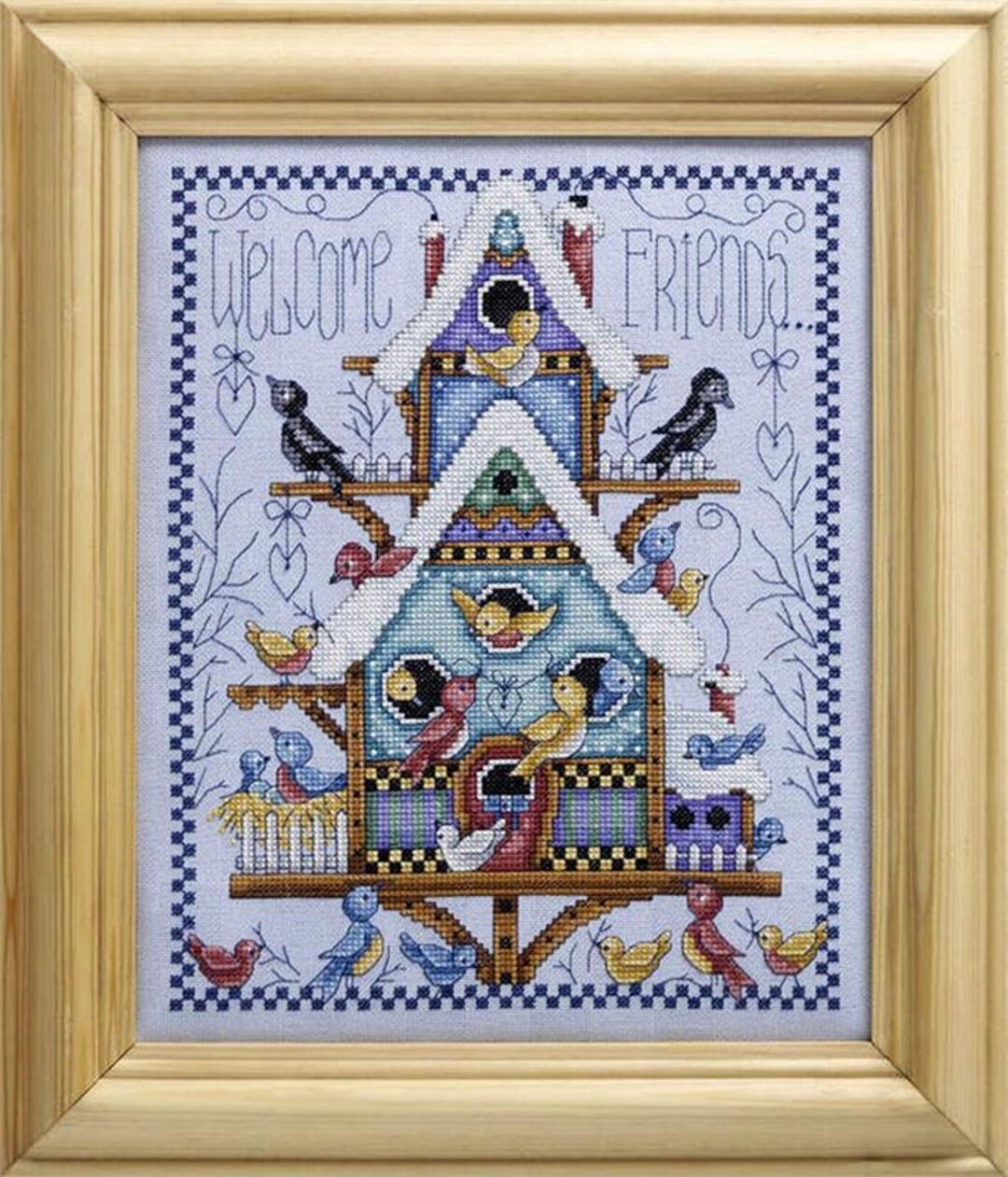 A Winter's Welcome Counted Cross Stitch Pattern by Joan Elliott Design ...