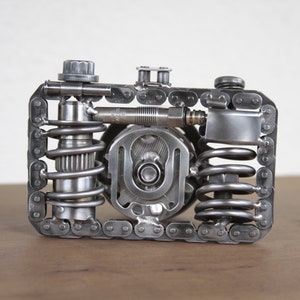 Metal Art Camera Sculpture / Photography Gift / Mechanical Camera - Etsy