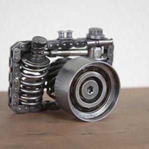 Metal Art Camera Sculpture / Photography Gift / Mechanical Camera - Etsy