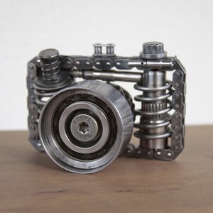 Metal Art Camera Sculpture / Photography Gift / Mechanical Camera - Etsy