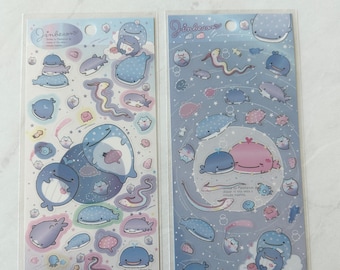 San-x Jinbesan Umiusagi Constellation Ocean Kawaii Sticker Sheet ...