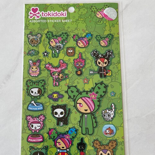 Daiso Tokidoki Sticker Sheet - Etsy