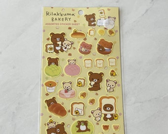 New Rilakkuma Puffy Seal Sticker Sheet - Etsy