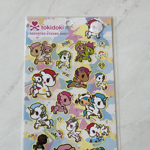 Daiso Tokidoki Sticker Sheet | Etsy