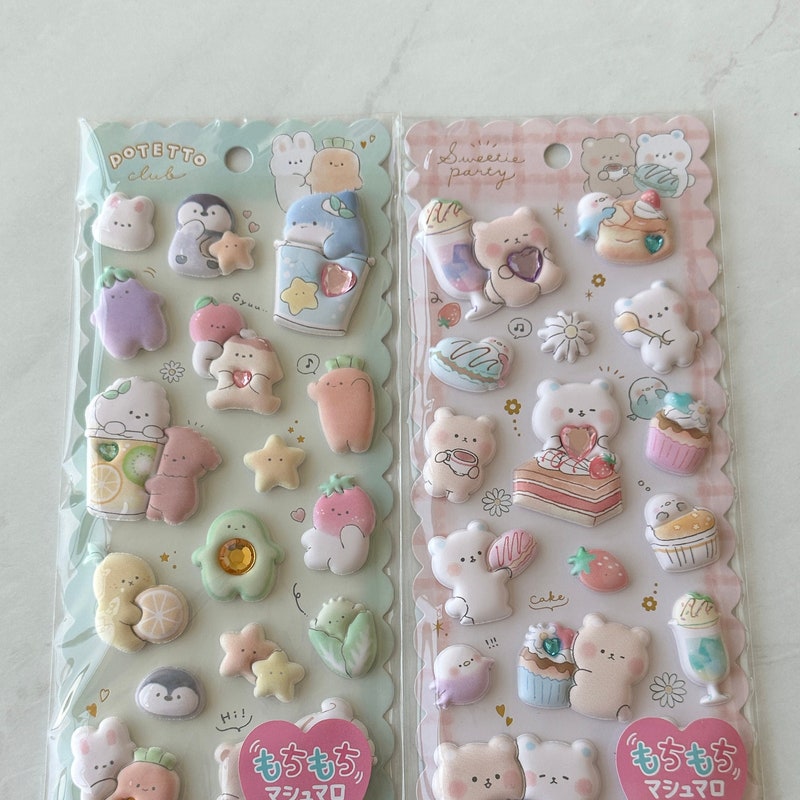 Puffy Stickers - Etsy