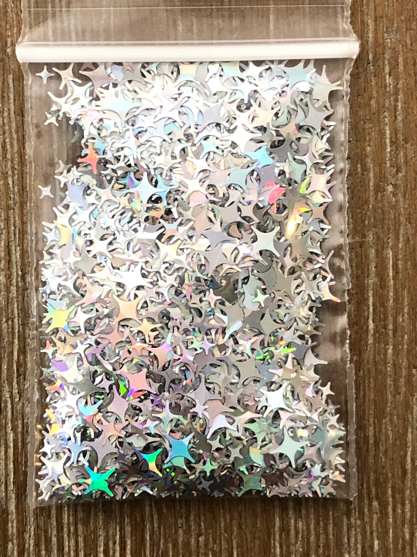 74 Holo 4 Point Star Confetti Glitter 1tsp - Etsy