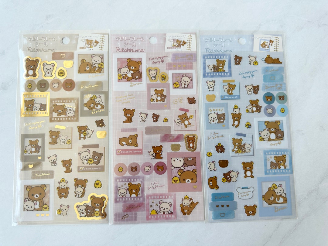 A131 2024 Rilakkuma Sticker Sheet - Etsy