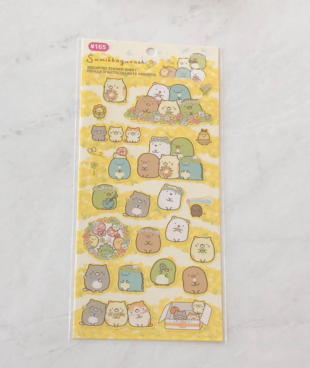 A196 X Daiso Sumikko Sticker Sheet - Etsy