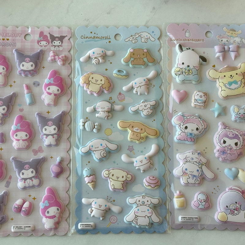 Puffy Stickers - Etsy