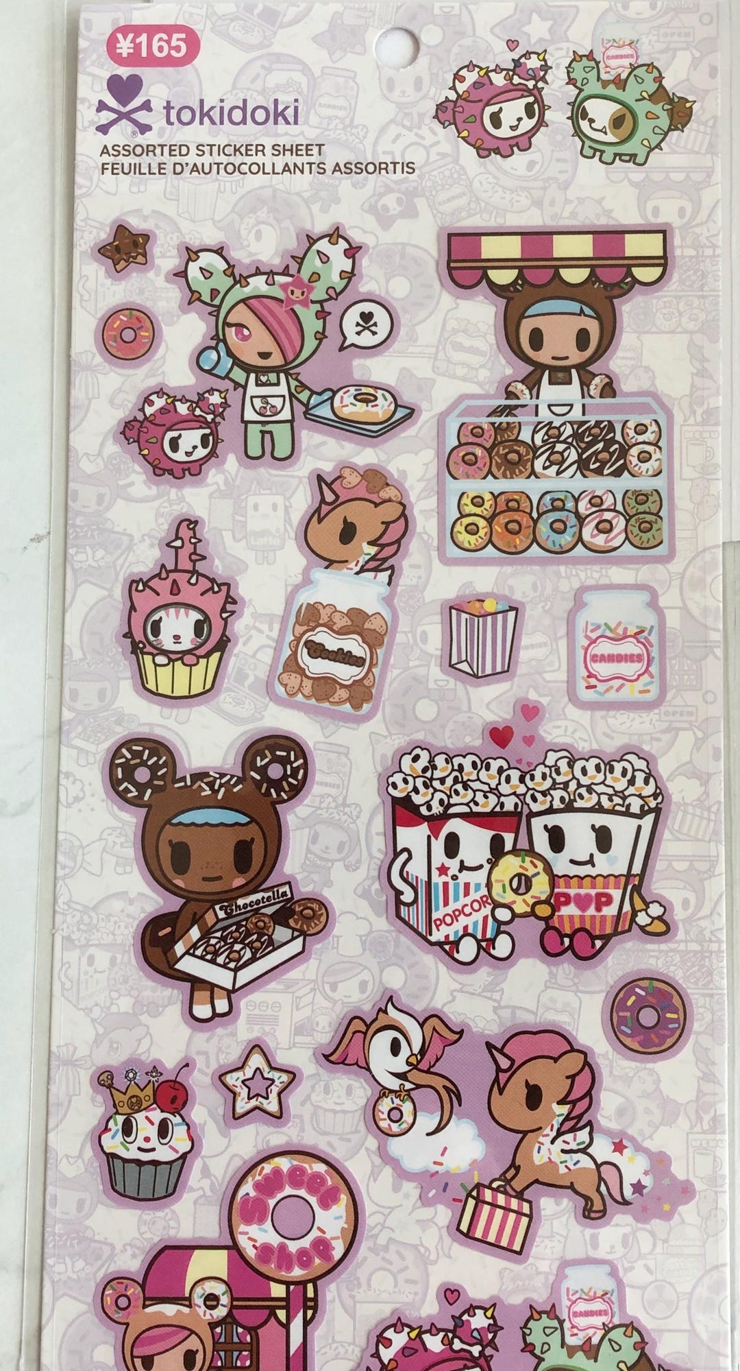 C7 Daiso Tokidoki Sticker Sheet - Etsy