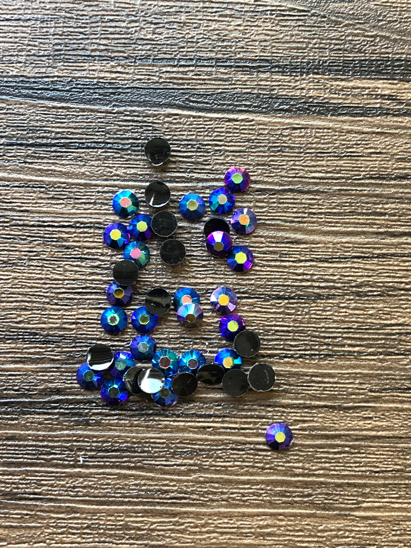 Purple Black AB Rhinestones 4mm Appx 1000pcs per Bag - Etsy