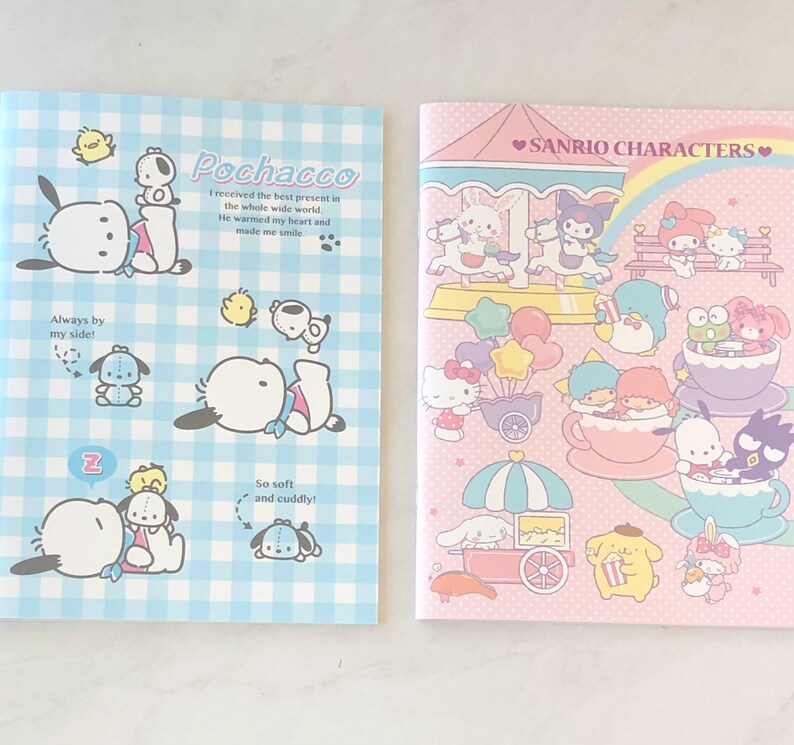 U1 Sanrio Notebook - Etsy
