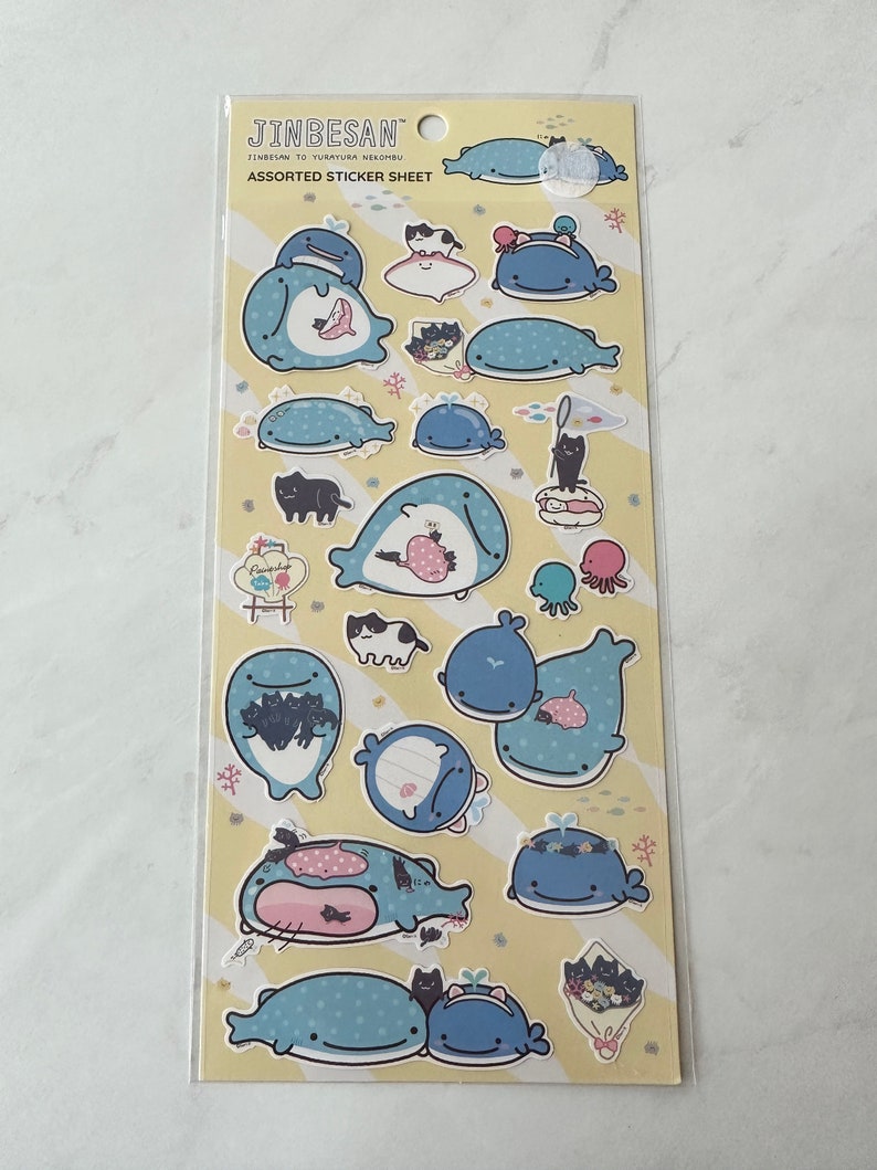C62-C66 2020 Whale Sticker Sheet - Etsy