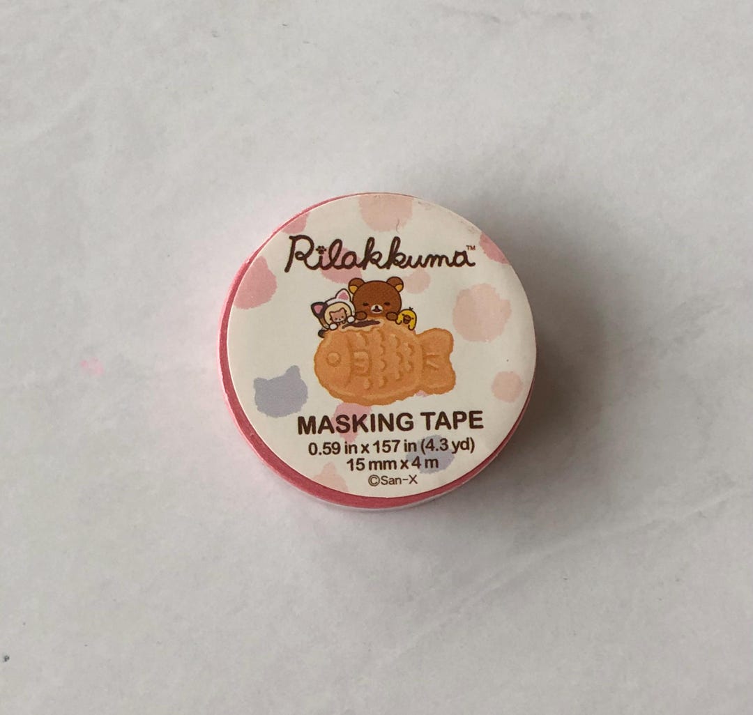 Daiso Rilakkuma Masking Tape 15mm X 4m - Etsy