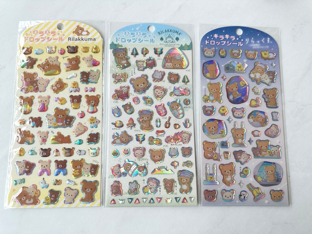A46-A49 Rilakkuma Sticker Sheet New Drop Seal 2023 - Etsy