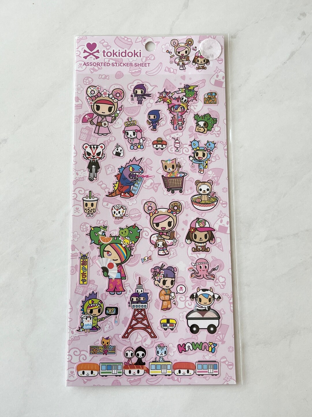 Daiso Tokidoki Sticker Sheet - Etsy