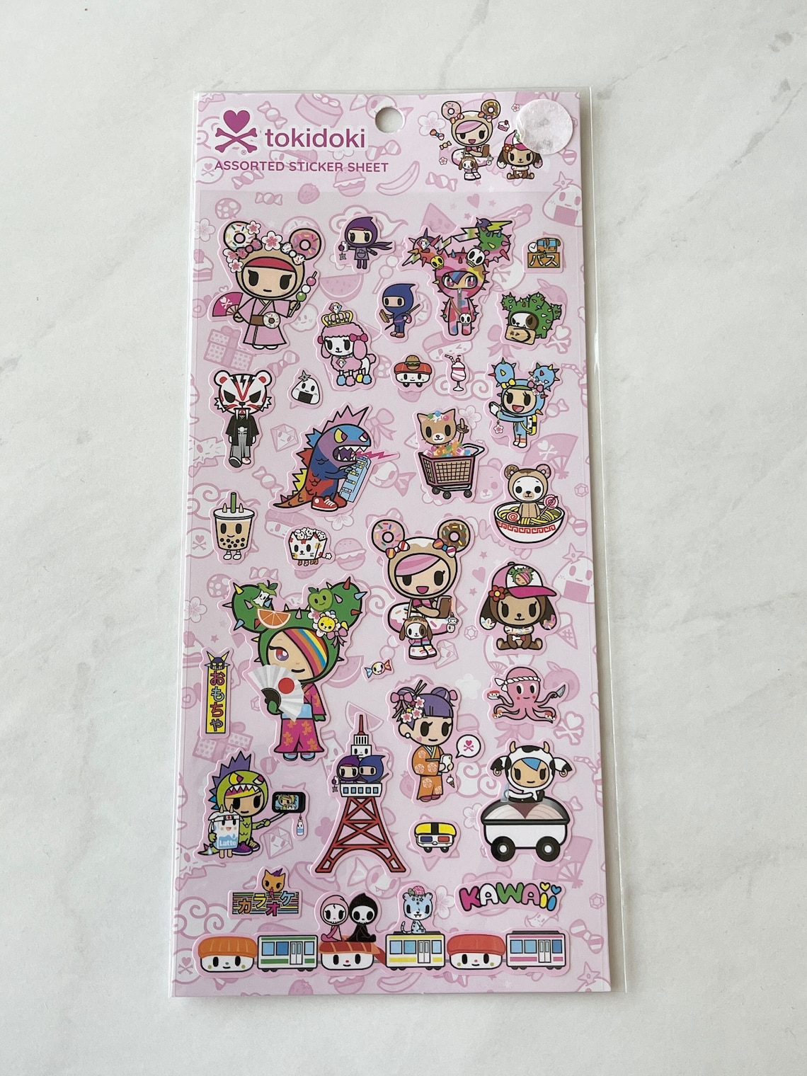 Daiso Tokidoki Sticker Sheet - Etsy