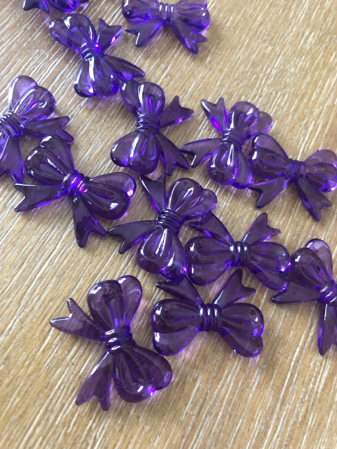 X 24pcs Bow Beads 30mm X 23mm - Etsy Denmark