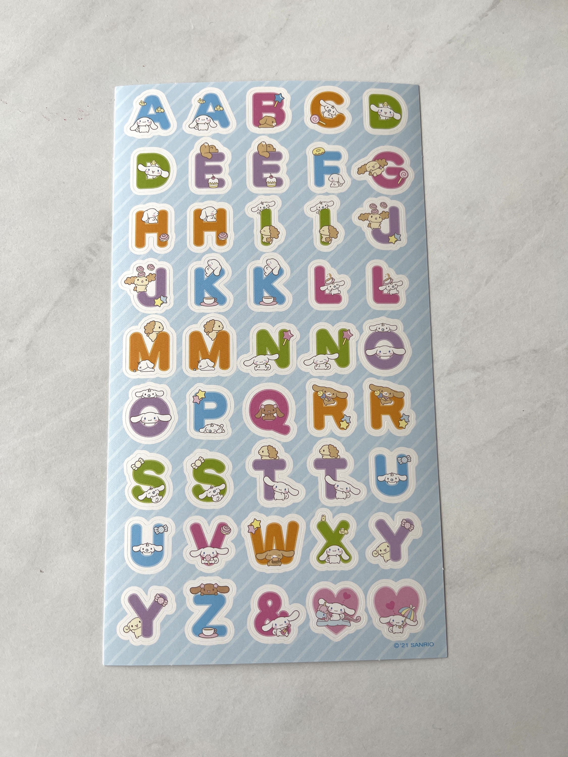 2021 Sticker Sheet Individually Sold - Etsy
