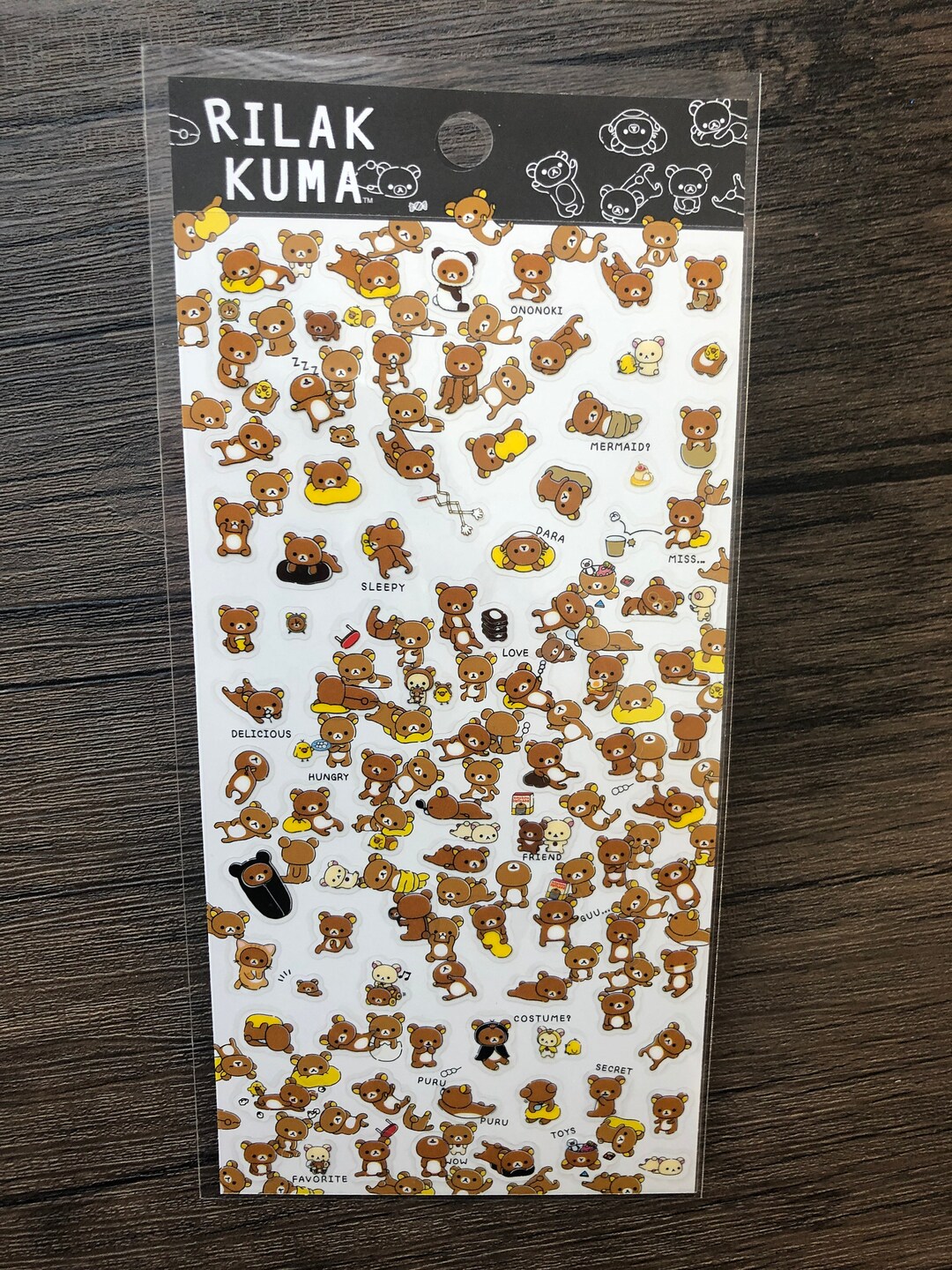 D22 X Rilakkuma Sicker Sheet - Etsy