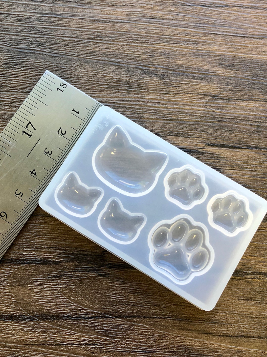 X Cat Dog Paw Silicone Mold Resin Craft - Etsy